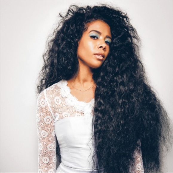 Fashiondeityshair | Accessories | 24 Black Curly Spanish Wave Lacefront ...
